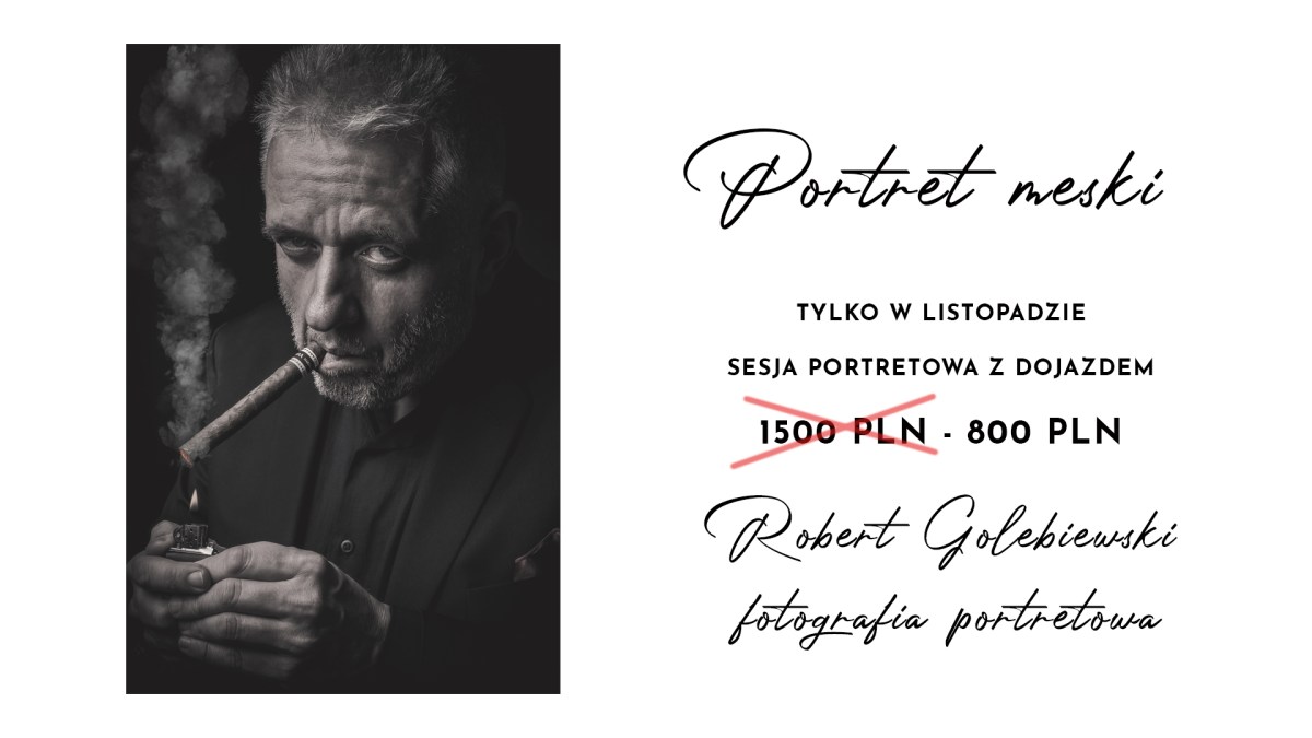 Listopadowa cena sesji portretowej – Robert Gołębiewski Fotograf ...